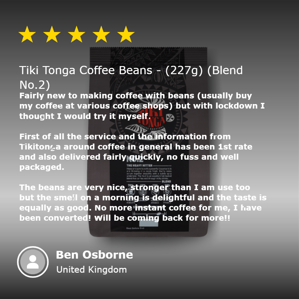 No.2 THE HEAVY HITTER (Beans) – Tiki Tonga Coffee